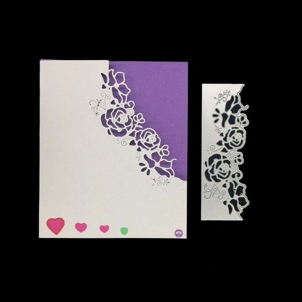 New 2020 die cuts Rose Flower Lace Metal Cutting Dies Stencil DIY ...