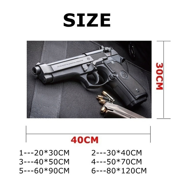 Poster no Frame--Beretta Co2 Powered Full Auto Blowback BB AIR Pistol ...