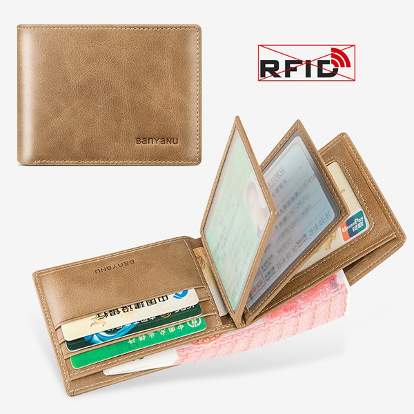 Cowhide Genuine Leather Wallets Men and Women Multifunctional Small ...