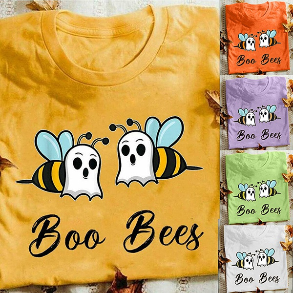 2020 New Arrival Women's Fashion "Boo Bees" Printed Funny Graphic T ...