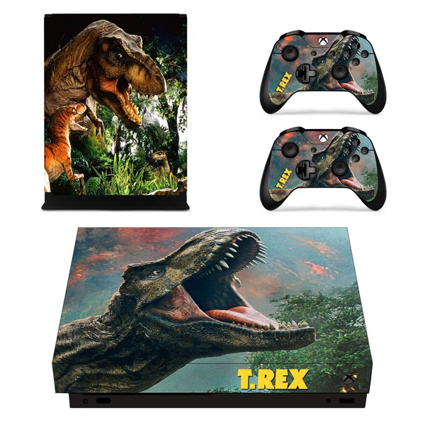 Xbox One Original S Slim X Console Controllers Skins Dinosaur ...