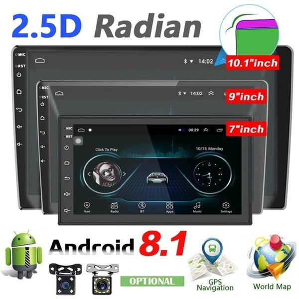 2 Din Android 8.1 10.1inch/ 9inch /7inch GPS WIFI Bluetooth Car Radio 2 ...