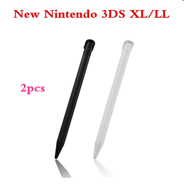 2pcs White&Black Screen Stylus Touch Pen for New Nintendo 3DS XL/LL ...