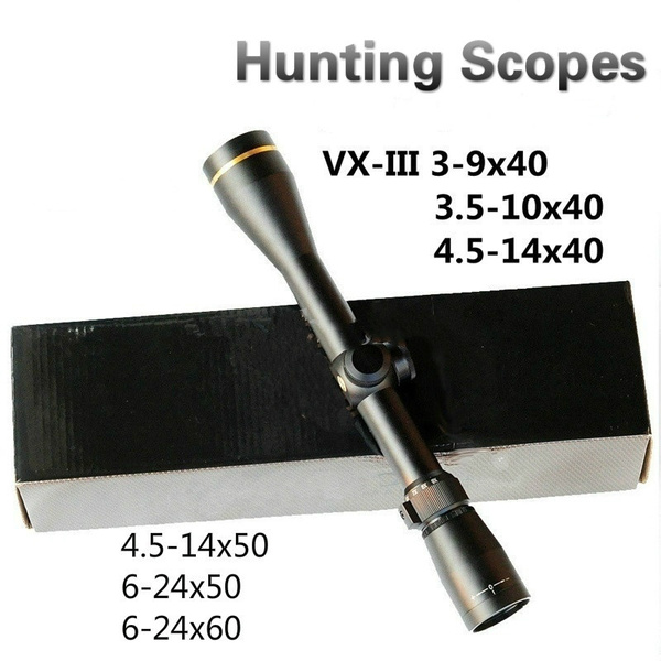 Hunting Rifle Scope Vx-2 3-9x40 / Vx-3 4.5-14x40/Vx-4.5-14x50/6-24x50/6-24x60 CDs Matte Duplex ...