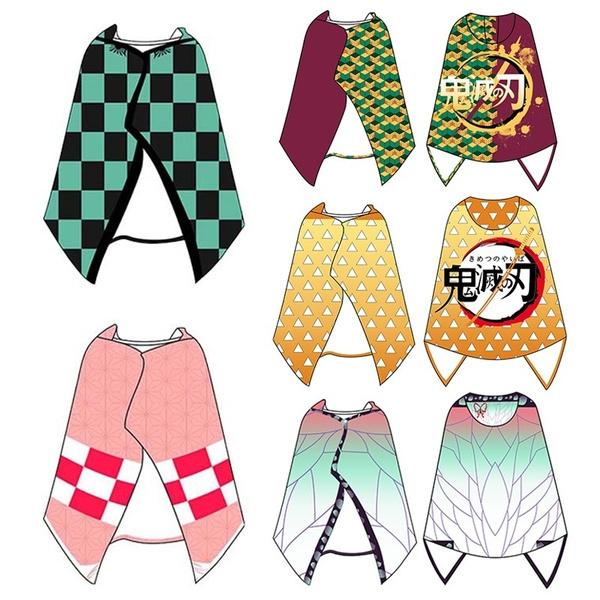 Anime Kimetsu No Yaiba Tanjiro Kamado Nezuko Cosplay Cloak | Wish