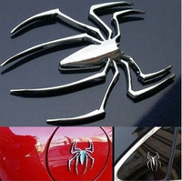 2 Colors Metal Spider Shape Emblem Car Sticker | Wish