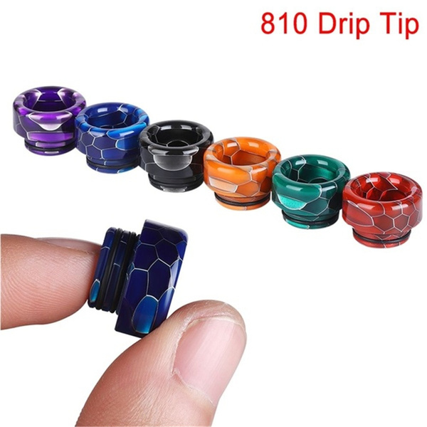6 Color Epoxy Resin Snake Resin Smoking Tool Cigarette Holder 810 Drip ...