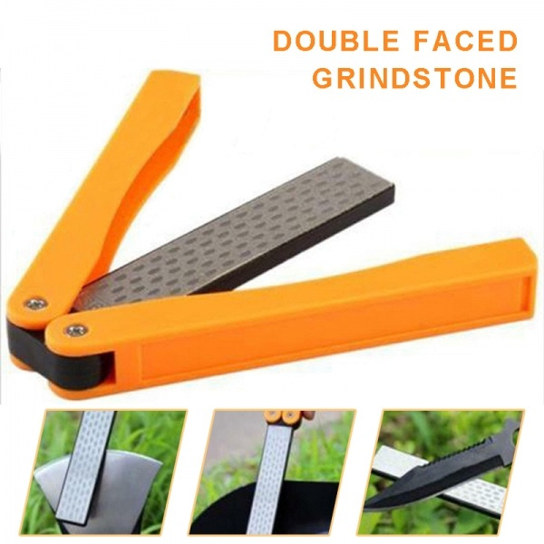 Portable New 1PC Double Sided Folding Diamond File Pocket Sharpener ...