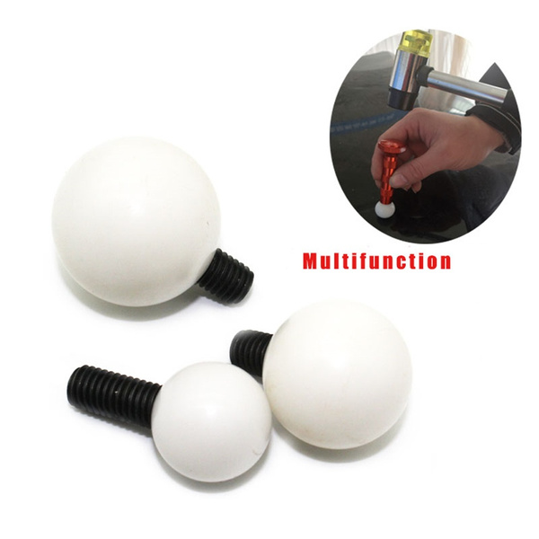 M8 Screw Nylon Round Tip for Car Dent Repair Tools PDR Hook Ball Kit ...
