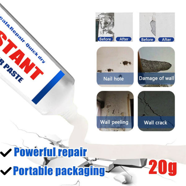 20G Instant Waterproof Wall Repair Paste Easily Seal Holes Cracks Wall ...