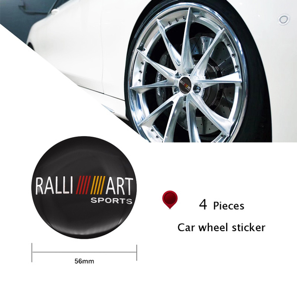 4pcs 56mm Car Hub Cap Badge Stickers Wheel Center Emblem Badge sticker ...