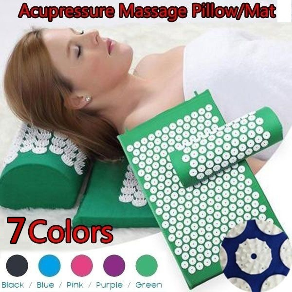 Acupuncture Massage Yoga Mat Massager Cushion Yoga Mat Acupressure ...