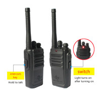 2pcs Portable 100m Range Dialogue Mini Walkie Talkie Toys Kids Radio ...