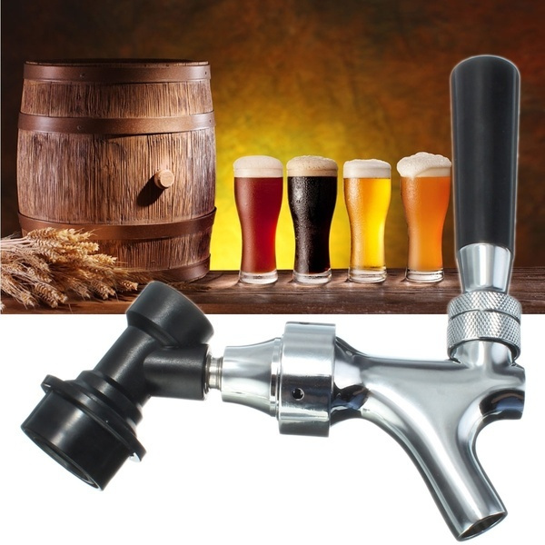 Beer Tap Faucet Flow Controller with ball lock Liquid Disconnect Kit ...
