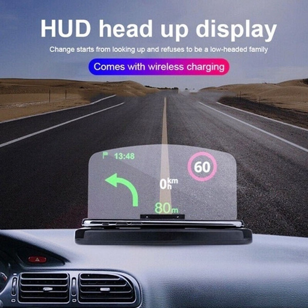 Car HUD Head Up Navigation Display Phone Holder Mount GPS Projector | Wish