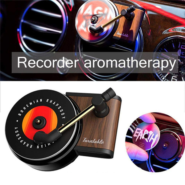 Car Perfume Novelty Air Vent Record Player Phonograph Car Perfume Clip ...