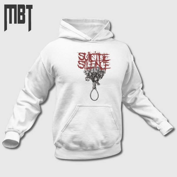 Suicide Silence Band Hoodie, Suicide Silence Logo Artwork Hooded ...