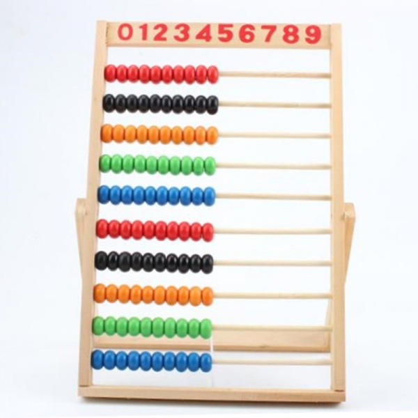 Wooden Colorful Beads Abacus Colours Preschool Math Learning ...