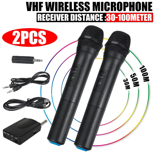 2 Pcs No Distortion/Strong Pickup/Clear Voice Wireless Handheld ...