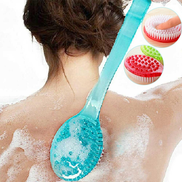 Exquisite Long-Handle Back-Rubbing Brush Bathing Massage Brush Banister ...
