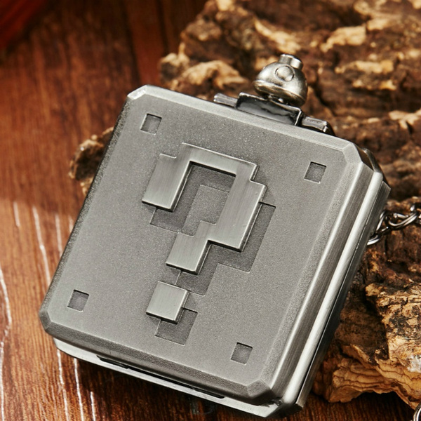 Antique Retro Question Mark Quartz Pocket Watch Big Number Unique ...