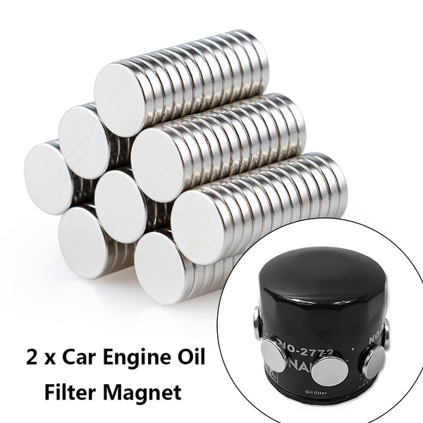 SUV Car Engine Magnet Strong Adsorption Car Accessories Oil Filter ...