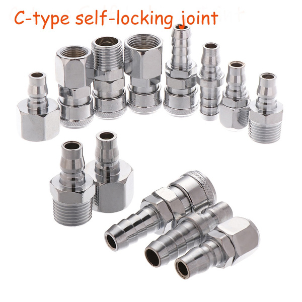 Hardware Galvanized Iron Air Compressor Hose Pneumatic Parts Self ...