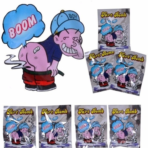 1/2/5/10PCs Fart Bomb Bags Stink Bomb Smelly - Funny Gag Prank Joke ...