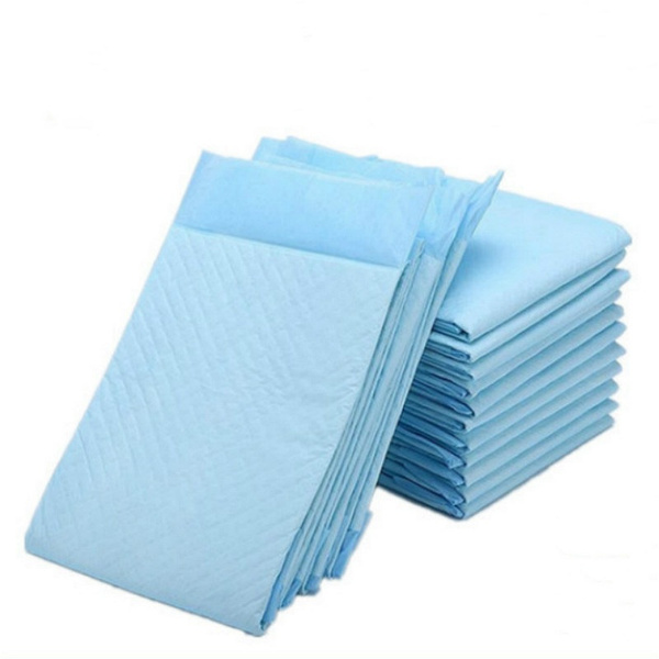 Disposable Incontinence Bed Pads Blue Ultra-thin Breathable Underpads ...