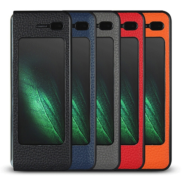 Genuine Leather Flip Case Anti-knock Case Luxury Protective Shell ...