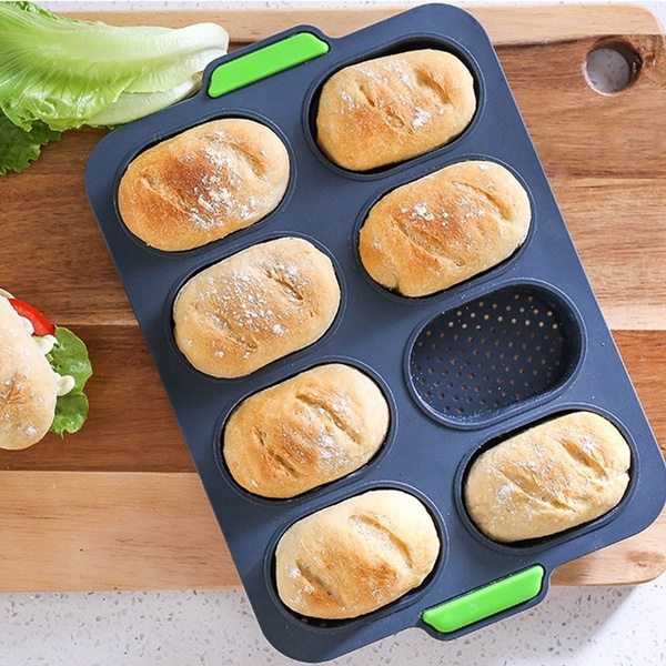 Baking Mould for Silicone Muffins and Buns, Muffin and Baguette Moulds ...