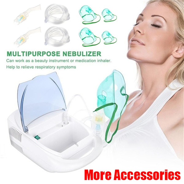 Heavy Duty Portable Nebulizer Powerful Asthma Machine Compressor Adults ...