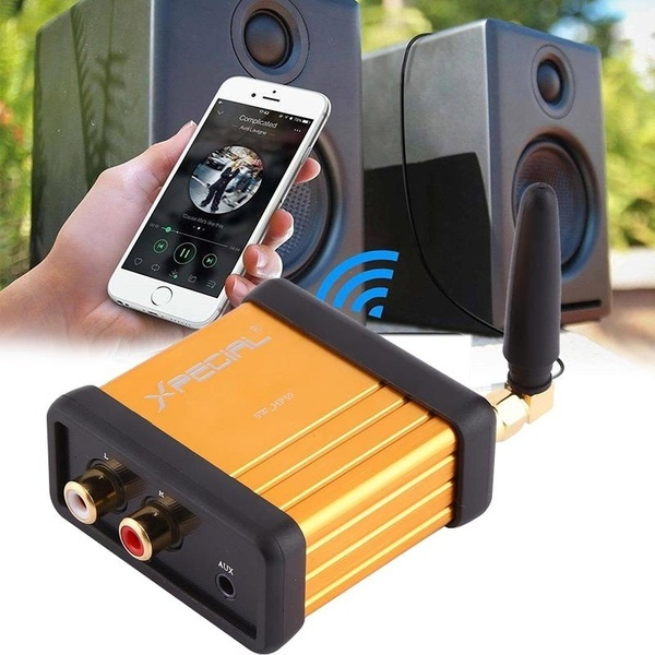 Mini Hi-Fi Bluetooth 4.2 Audio Receiver Stereo Box Adapter RCA Output ...