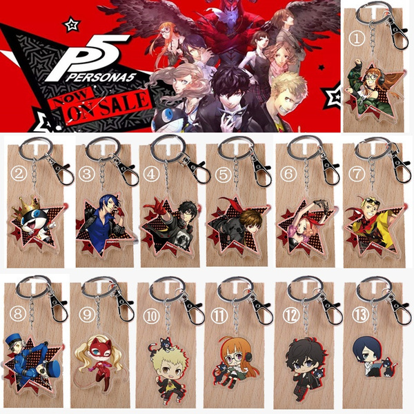 PERSONA Acrylic Keychain Games Toys Ren Amamiya Makoto Niijima Ryuuji ...