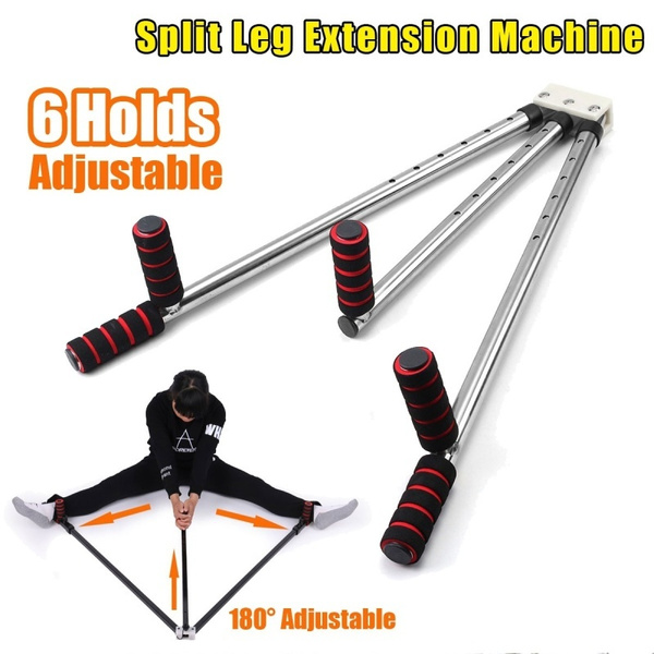 6 Holds 180° Adjustable Split Leg Extension Machine Ligament Stretcher ...