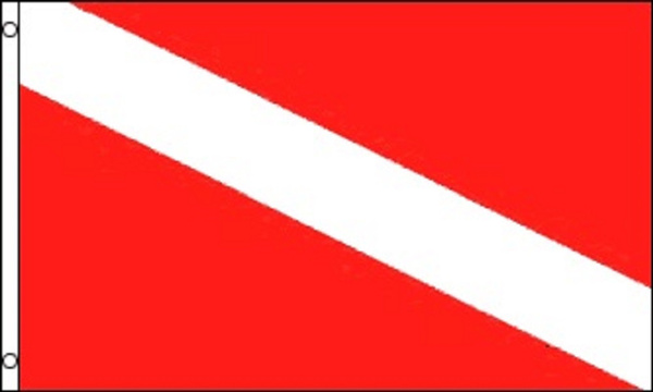 Diver Down Flag Scuba Diving Banner Dive Marker Boat Pennant New 3x5 | Wish