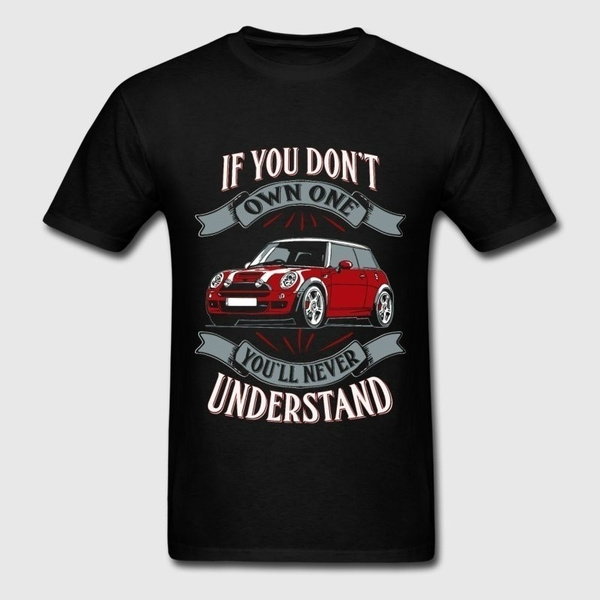 Classic Mini Cooper Car T-shirt for Men | Wish