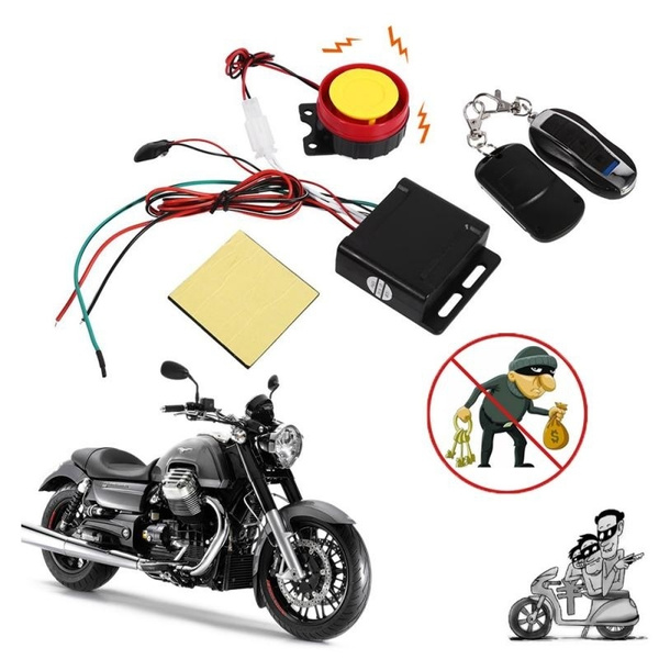12V Motorcycle Bike Anti-theft Security Alarm System Remote Control | Wish