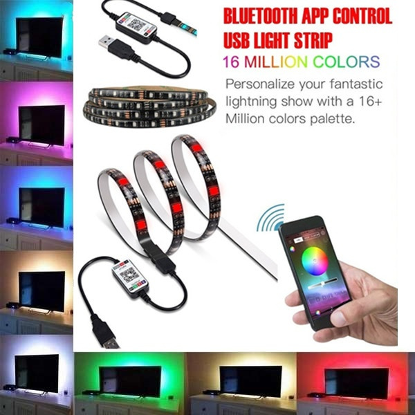 WiFi Wireless Bluetooth Control LED Strip Lights Smart Phone Controlled ...