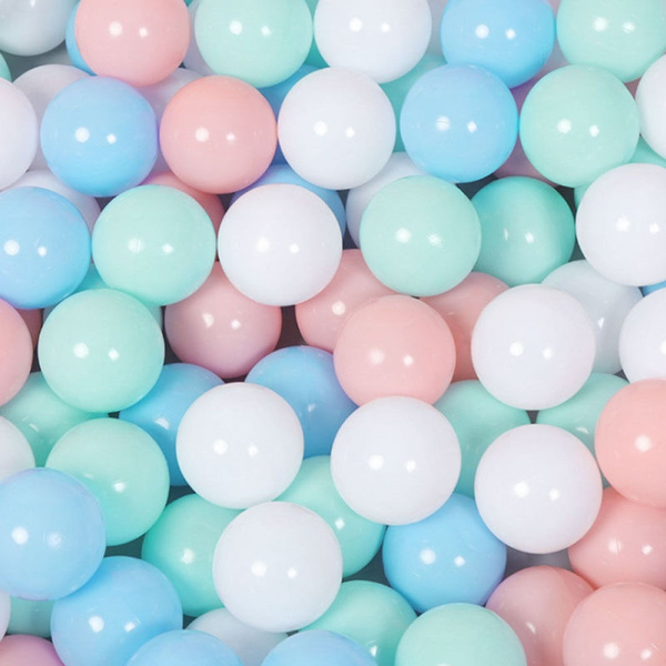 100 Pcs 5.5cm Diameter Colorful Ocean Ball Soft Plastic Sea Balls Baby ...