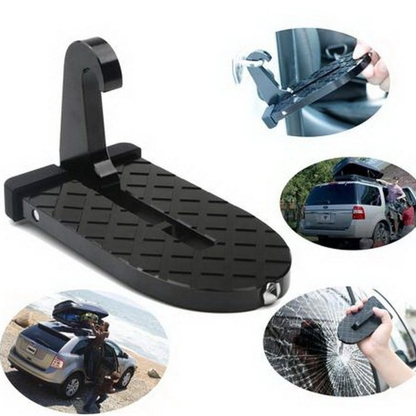 Folding Car Door Step Latch Hook Foot Pedal Ladder Mini Vehicle ...