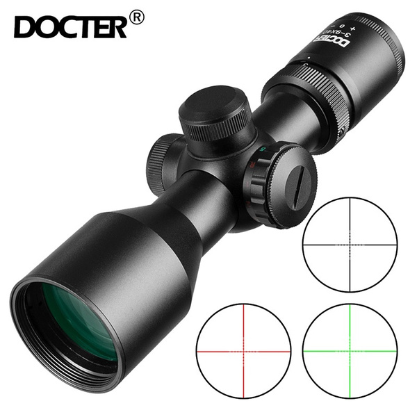 Tactical 3-9x40 Compact Scope Mildot/Rangefinder Reticle Hunting ...
