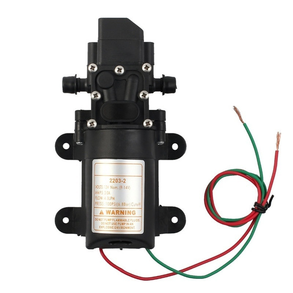 DC 12V High Pressure Micro Diaphragm Pump Automatic Switch Water Pump ...
