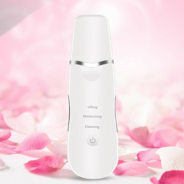Ultrasonic Ultrasound Facial Skin Care Scrubber Spatula Face Peeling ...