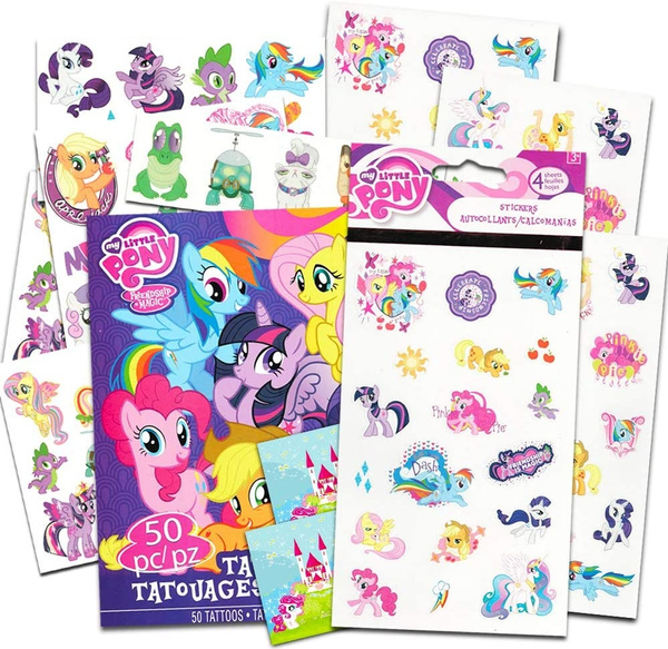 My Little Pony Stickers and Tattoos ~ Twilight Sparkle, Rainbow Dash ...