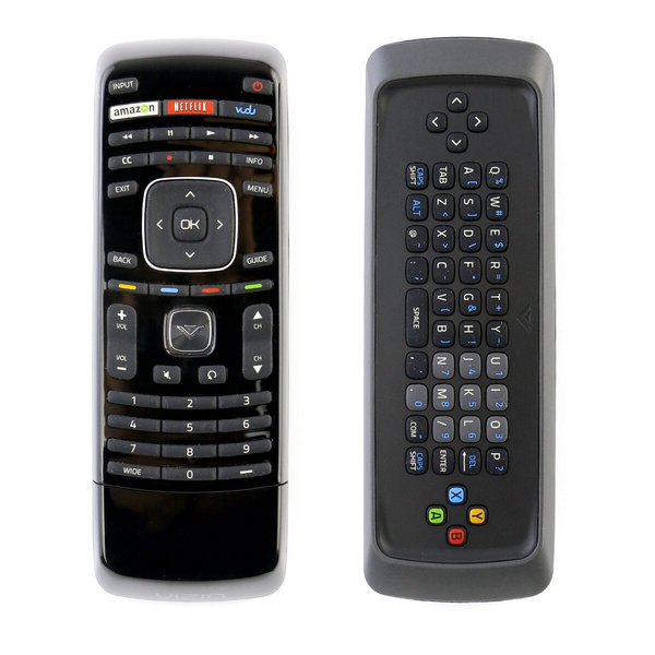 New XRT300 Qwerty Keyboard Remote Control with Vudu for VIZIO LCD LED ...