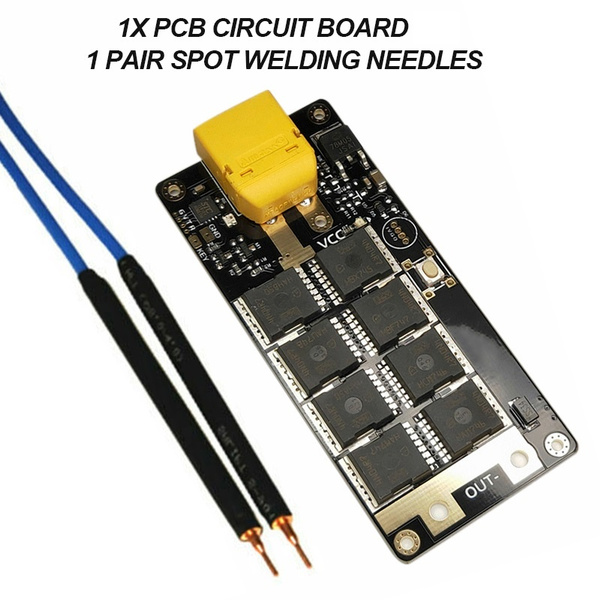 DIY Portable 12V Battery Energy Storage Spot Welding PCB Circuit Board ...