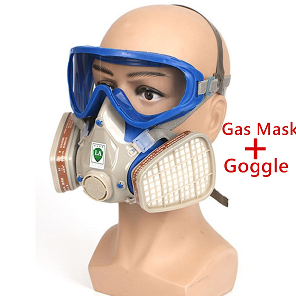 Gas Mask Two Valves For Easy Breathing Easily Adjustable Strap ...