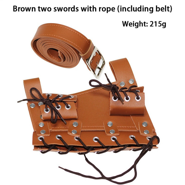 Medieval Viking Era 2 Sword Belt Belt Knife Hanging Rope Fixing Device ...