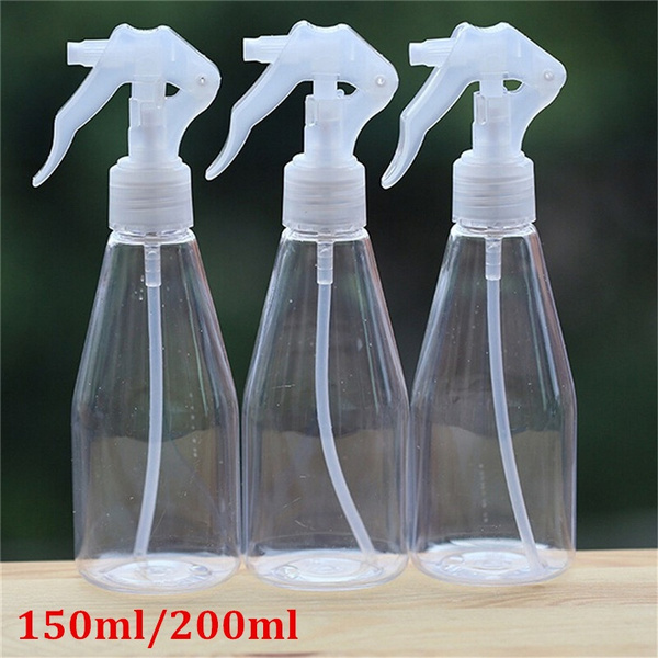 150ml/200ml Clear Spray Bottle Transparent Plastic Cleaning Hand ...